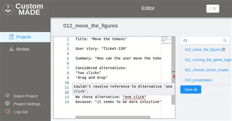 Screenshot Of The Integrated Editor Showing Semantic And Syntactic Hints Download Scientific
