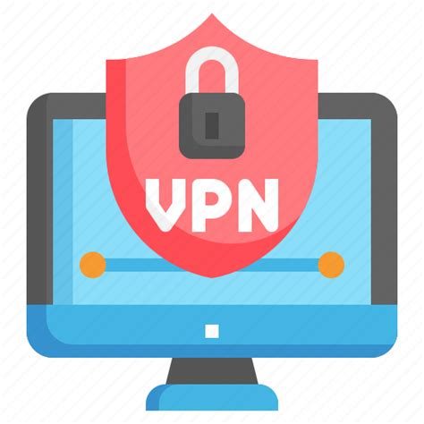 Vpn Computer Electronic Computing Laptop Flat Icon Download On Iconfinder