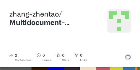 Github Zhang Zhentaomultidocument Automatic Summarization