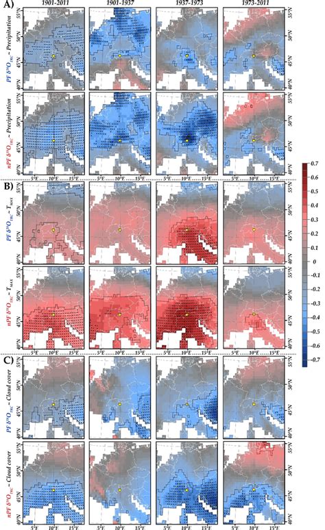 Spatial Correlations Between Cru Ts V 404 And Pf δ 18 Otrcnpf δ 18