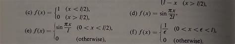 Solved 57 A F Expand Each Of The Functions Listed In Chegg Com