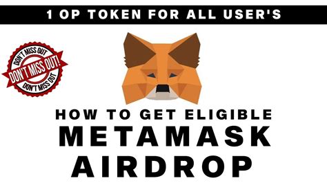 Metamask Big Airdrop How To Get Eligible For Metamask Airdrop Youtube