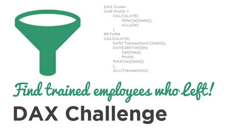 find trained employees who left dax challenge goodly