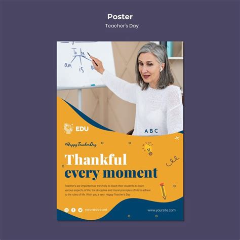 Template Teacher Poster Images Free Download On Freepik