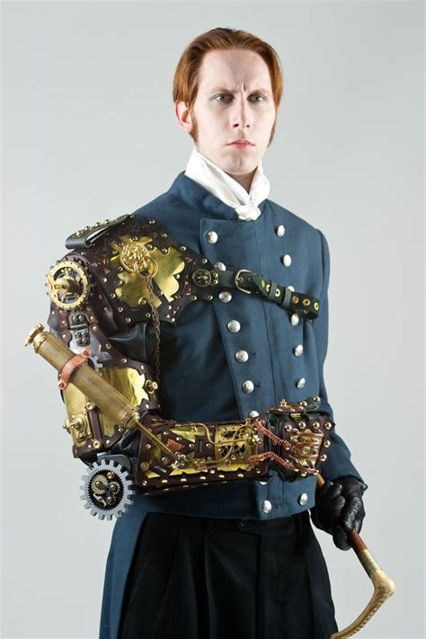 Clockwork Arm Steampunk Costume Steampunk Clothing Steampunk Fashion