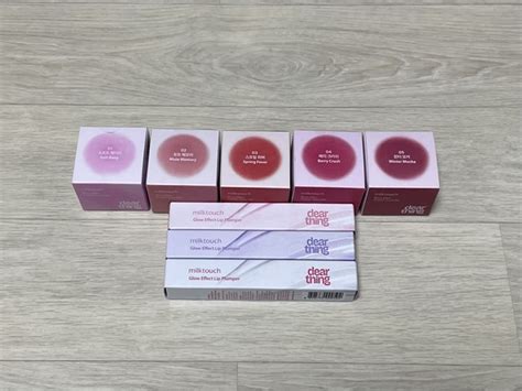 다이소 밀크터치 디어씽 터치팟 플럼퍼 리뷰 Maedeia