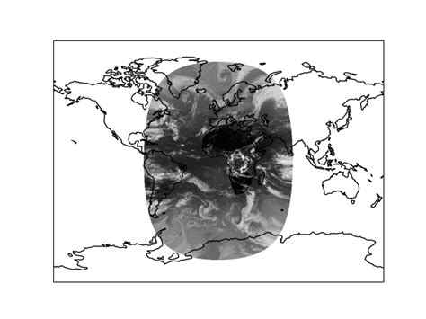 reprojecting images from a geostationary projection — cartopy 0 19 0rc2