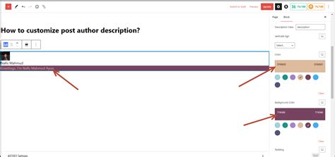 How To Customize Post Author Description