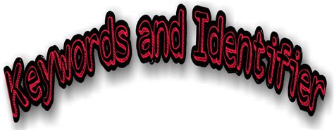 C Keyword And Identifier