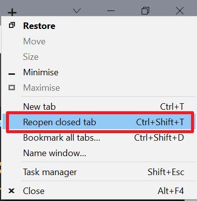 Closed Tabs May Reopen Almost Instantly In Future Versions Of Chrome GHacks Tech News