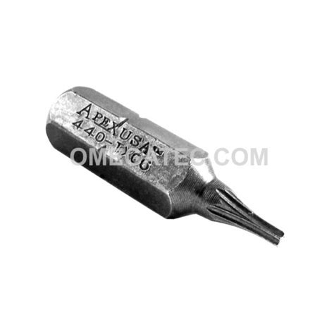 834 TX 25 Apex Brand Torx Service Drive Bits Apex Sockets