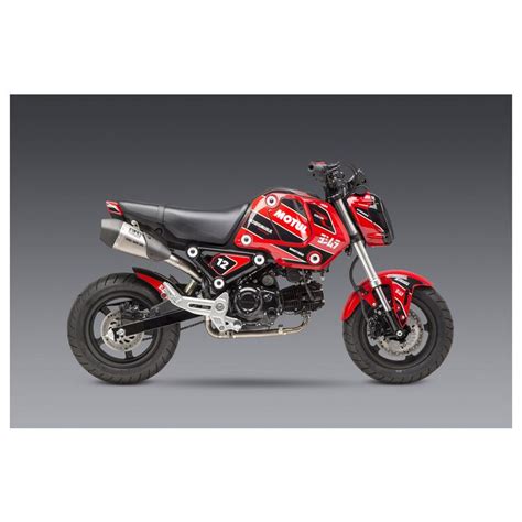 Yoshimura Rs 9t Dual Titanium Exhaust System Honda Grom 2022 2024