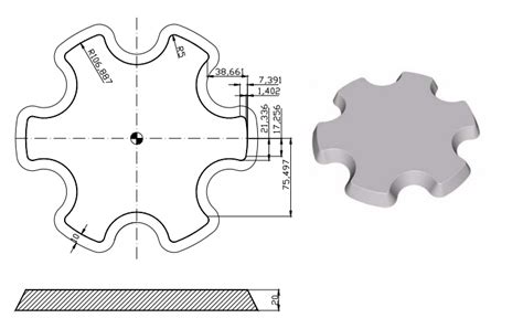 solved write the cnc milling code for the above part as per