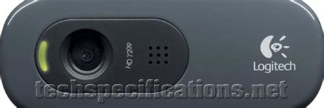 Logitech C Webcam Tech Specs
