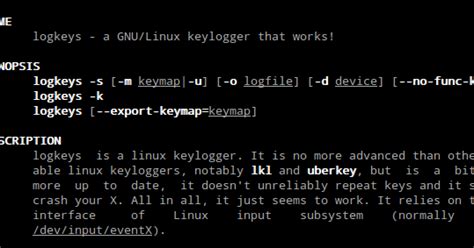 il lato oscuro di internet un keylogger per linux