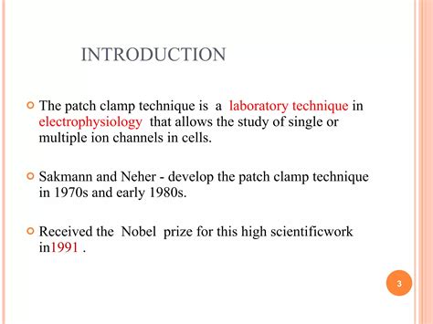 Patch Clamp Ppt By Kp PPT