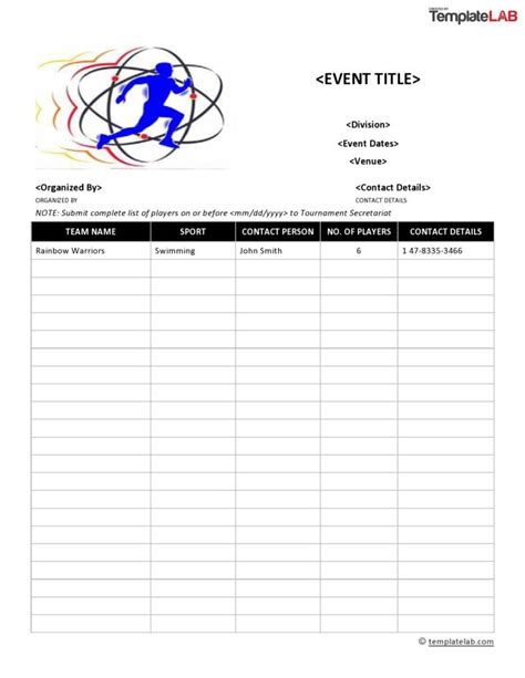 40 Sign Up Sheet Sign In Sheet Templates Word And Excel