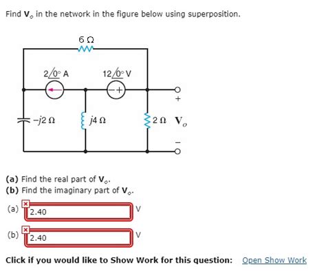 Solved Find V In The Network In The Figure Below Using Chegg Com
