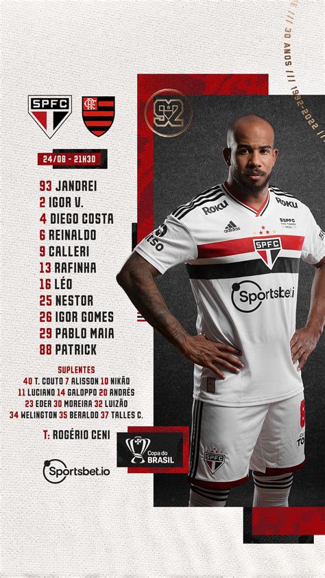 S O Paulo X Flamengo Onde Assistir Ao Vivo Hor Rio E Escala Es Para Final Da Copa Do Brasil