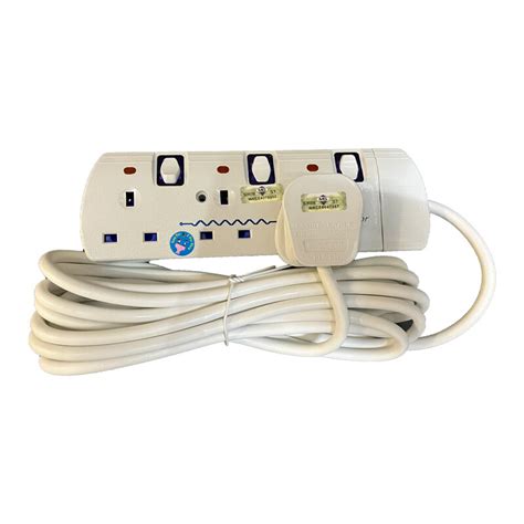 Ecobright [sirim] Trailing Socket Extension 5 Meter 3 4 5 Gang Socket Individual Switch