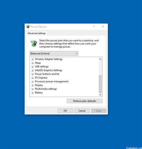 Ways To Customize Power Options Advanced Settings In Windows