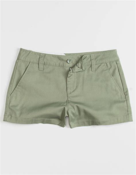 Volcom Frochickie Girls Shorts Olive Tillys