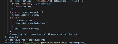 When I Import The Umd Library Store In Vite It Seems That The Build Process Is Not Handled