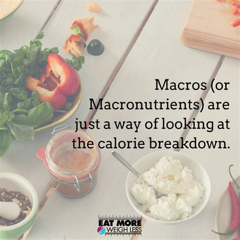 Counting Calories Or Counting Macros Eat More Weigh Less