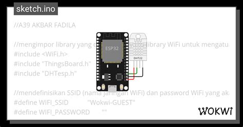 Tugas 28 A39 Akbar Fadila Wokwi Esp32 Stm32 Arduino Simulator