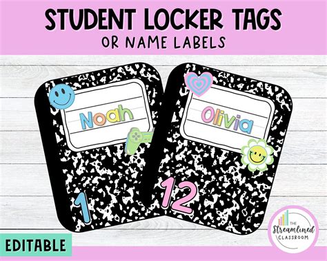 Classroom Locker Tags At Joseph Graves Blog