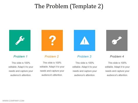 The Problem Template Ppt PowerPoint Presentation Ideas Layout