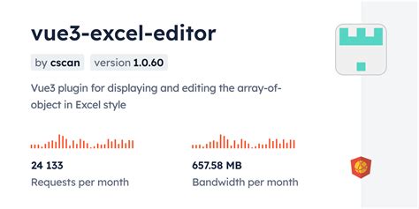 Vue3 Excel Editor Cdn By Jsdelivr A Cdn For Npm And Github Vue3 Excel Editor Cdn By Jsdelivr A Cdn For Npm And Github
