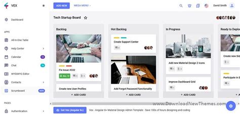 Vex Angular 17 Material Design Admin Template Material Design Web