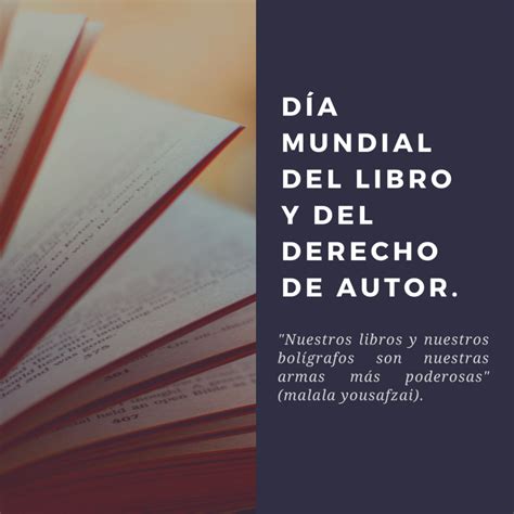 Día Mundial Del Libro Y Del Derecho De Autor Iceduc
