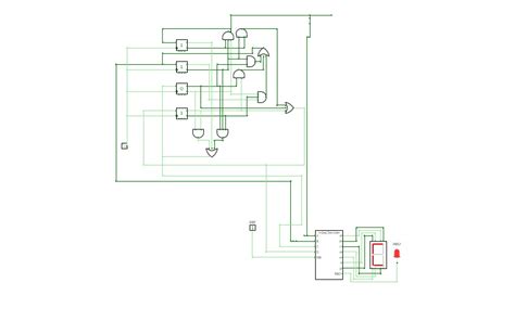 Circuitverse 4 Bit To 7 Segment Decoder