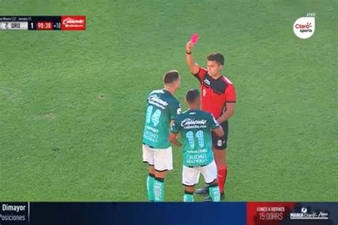 تم طرد سانتياغو أورمينيو في النهاية في التعادل 1 1 بين ليون وكيريتارو