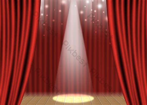 Stage Performance Background Decoration Curtain Psd Free Download