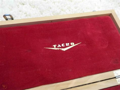 Vintage Tacro Drafting Drawing Architecture Tools Compass Wood Case Germany Euc 2025363375