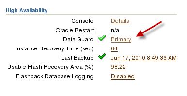 Convert A Physical Standby Database Into A Snaphot Standby Database Using Oracle Enterprise