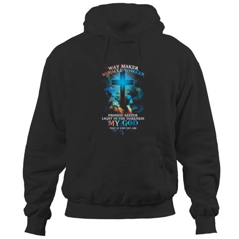 Waymaker Miracle Worker Hoodies Lion Cross Light Colorful Sold By