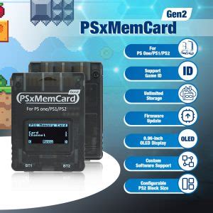 PSxMemCard Gen Memory Card For PlayStation PS One Playstation Game
