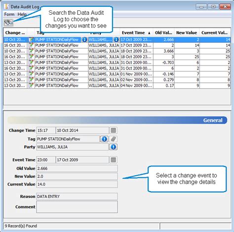 Data Audit Log Module