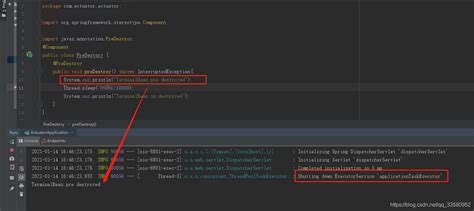 如何优雅的停止springboot程序springboot结束线程 Csdn博客