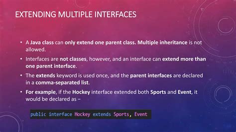 Interfaces In Java Pptx