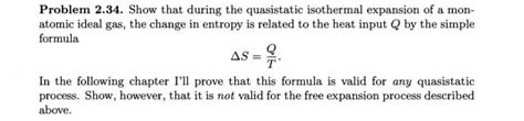 Solved Problem Show That During The Quasistatic Chegg