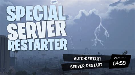 Special Server Restarter Storm Effect Live Countdown Timer