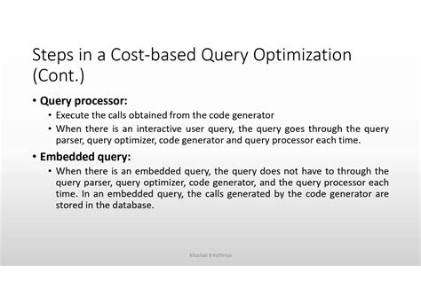 Ddbms Chap 7 Optimization Of Distributed Queries Pdf