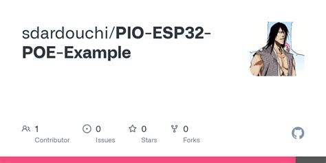 GitHub Sdardouchi PIO ESP POE Example