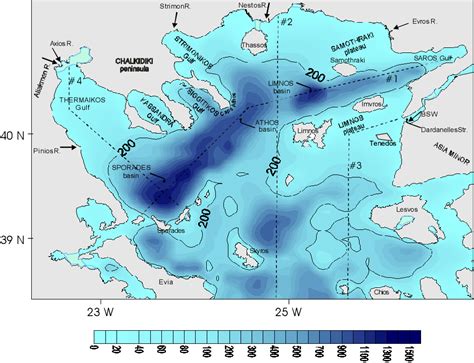 Figure 1 From High Resolution Simulations On The North Aegean Sea Seasonal Circulation