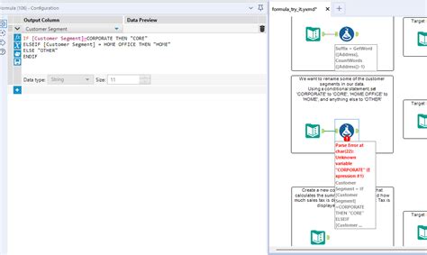 Solved Conditional Statement Error Alteryx Community